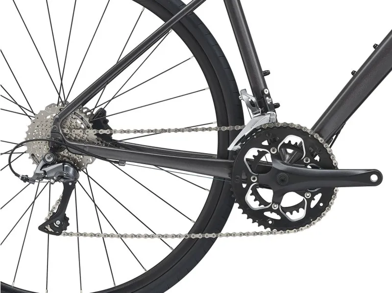 2021 Giant FastRoad SL 3 Disc Flat Bar Road Bike in Black